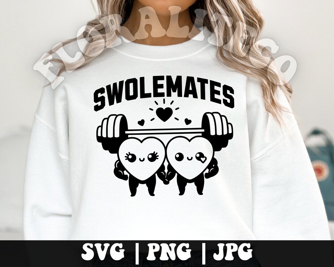 Swolemates Svg, Workout SVG, Gym Bro SVG, Fitness SVG, Exercise Svg ...