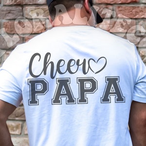 Cheer Papa Svg Cheer Dad Svg Cheer Family Svg Cheer Grandpa - Etsy