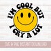 I'm Cool but I Cry A Lot SVG, Mental Health PNG, Sublimation Design ...