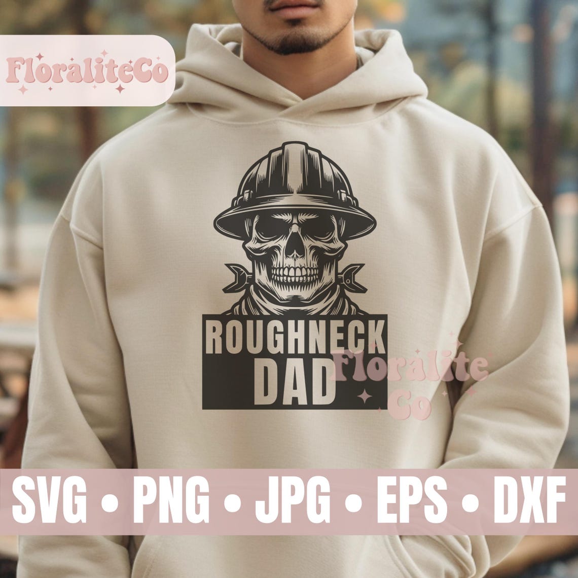Oilfield Roughneck Dad, Skull Hard Hat SVG PNG, Roughneck Shirt Design ...