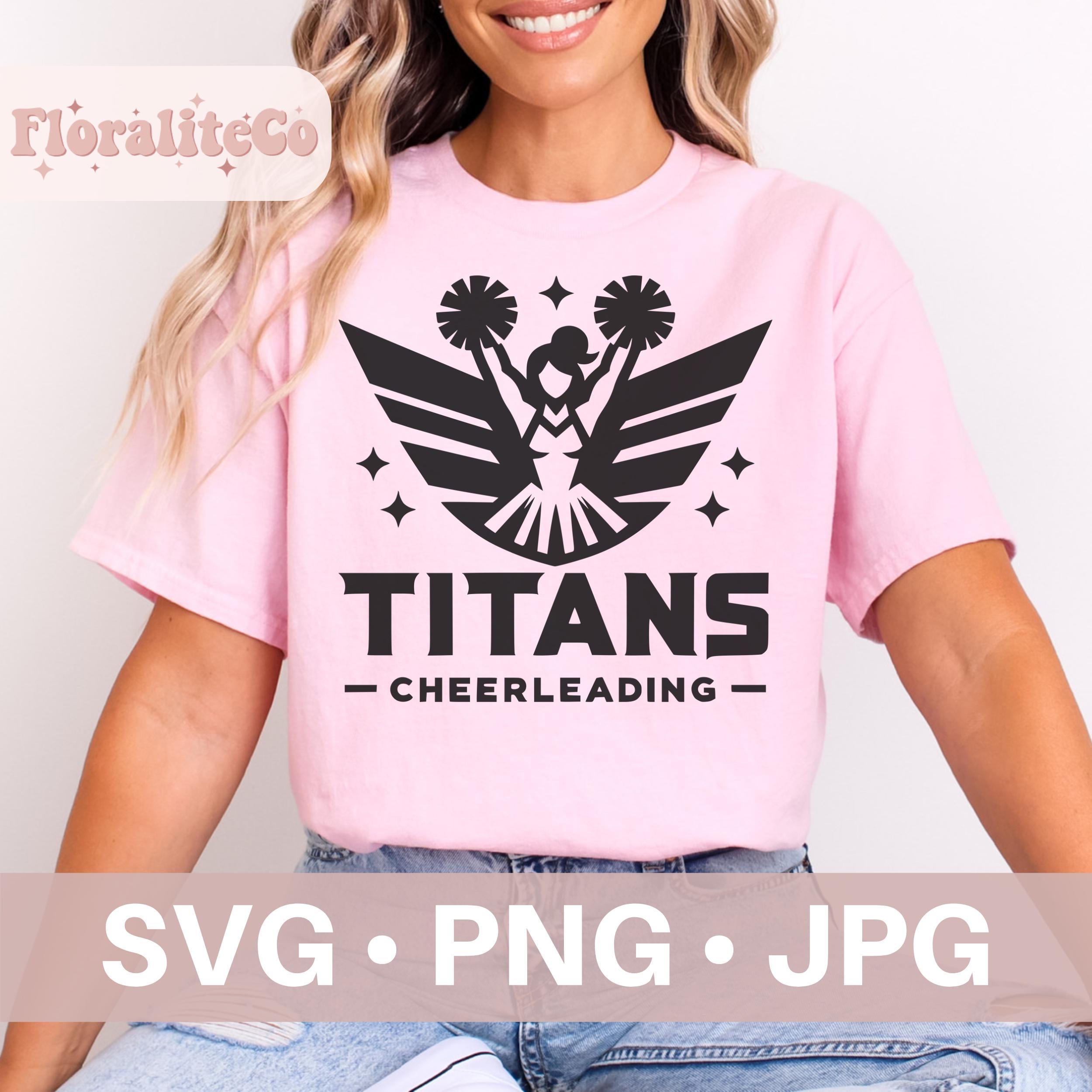 Titans SVG PNG Bundle, Typography, Titans Cheer Svg, Titans Football ...