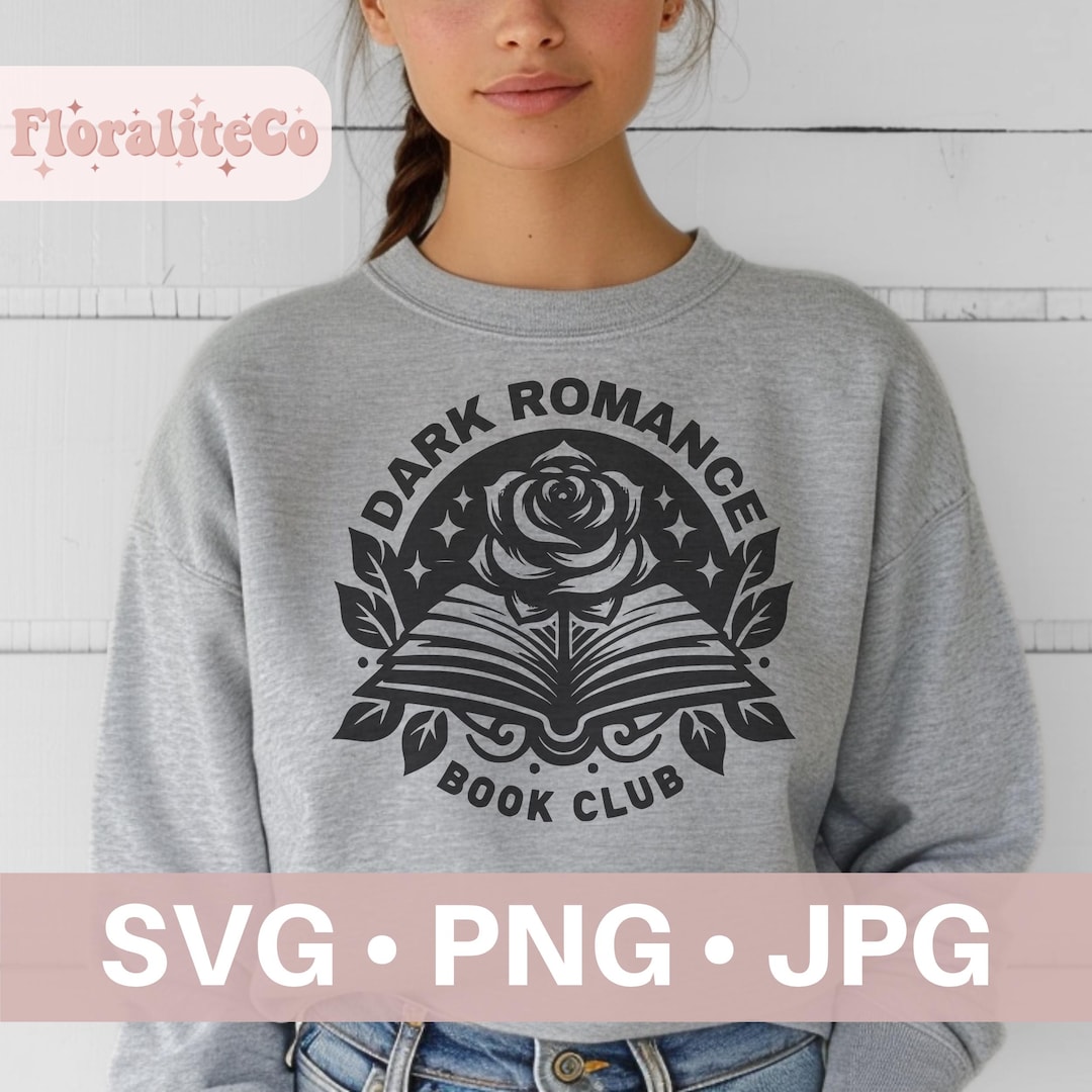 Dark Romance Book Club Svg Png, Morally Grey Svg Png, Bookish Png ...