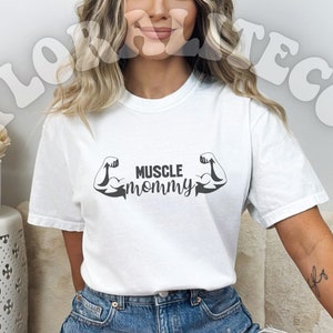 Muscle Mommy SVG, Muscle Girl SVG, Strong Mom SVG, Funny Mom Shirt ...