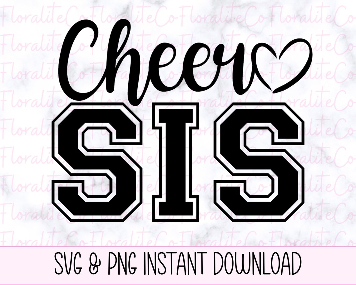 Cheer Sister SVG Cheer Sis SVG Cheer Family SVG Sister Svg - Etsy Canada