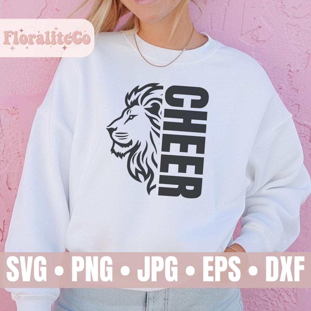 Lions Cheer Team SVG PNG, Cheerleading Coach Svg, Lions Pride Shirt SVG ...