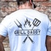 Grill Daddy Svg, Funny Dad Shirt Svg Cut File Png Sublimation, Fathers ...