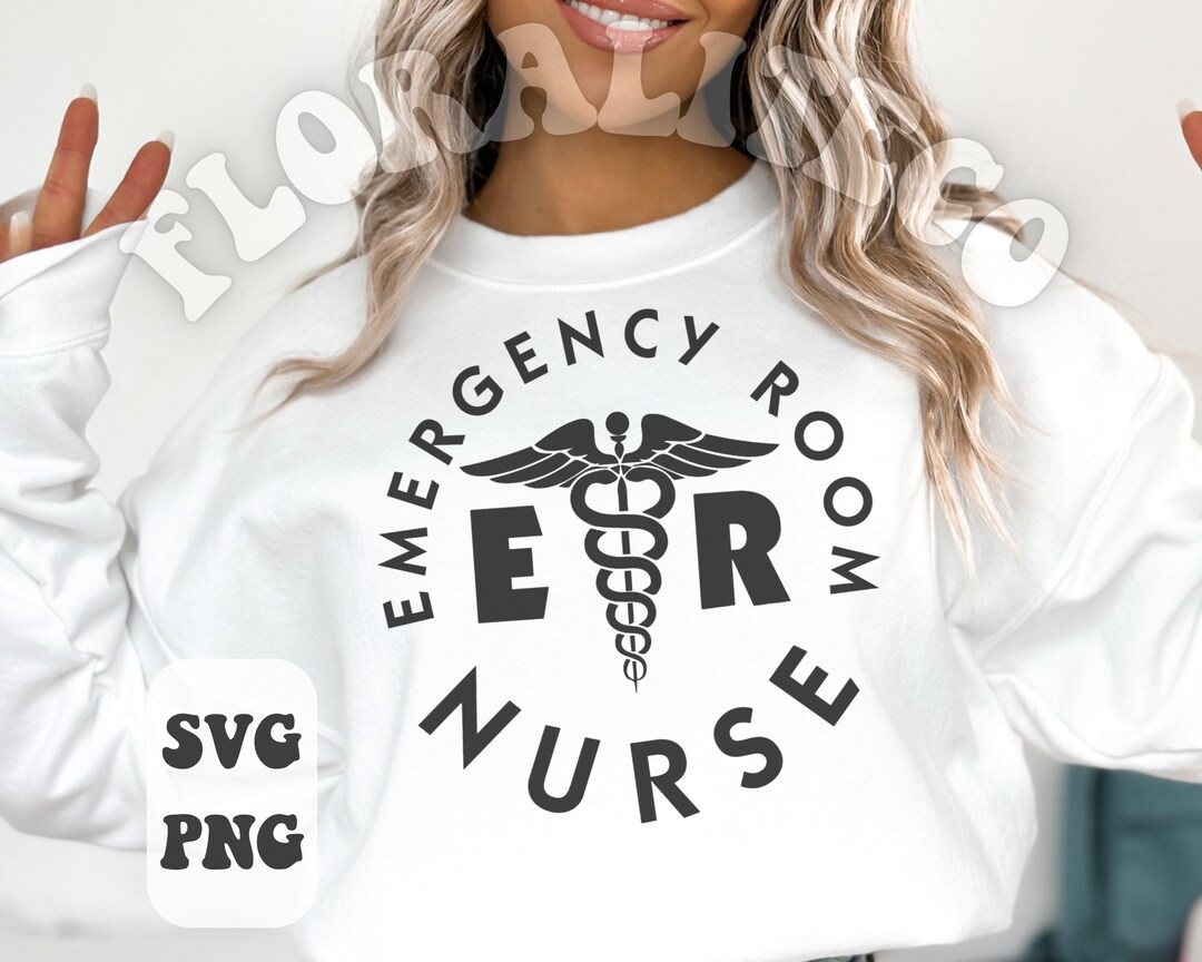 Emergency Department Png ER Nurse Svg ER Sublimation - Etsy