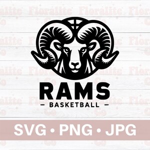 High School Rams Basketball Svg, Ram Svg, Rams Svg, Rams Svg Cut Files ...