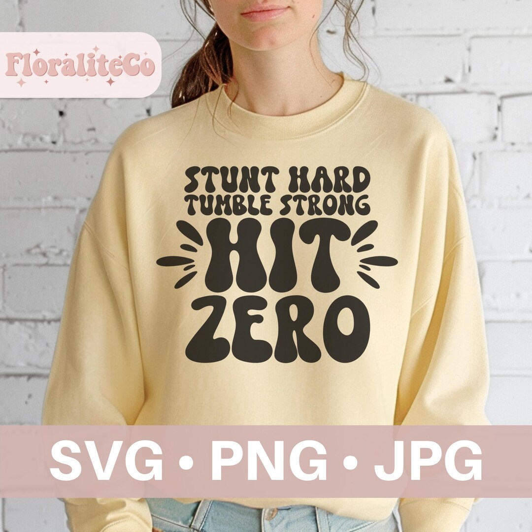 Hit Zero, Cheer Svg, Cheerleading Svg, Cheerleader Svg, Stunt and ...