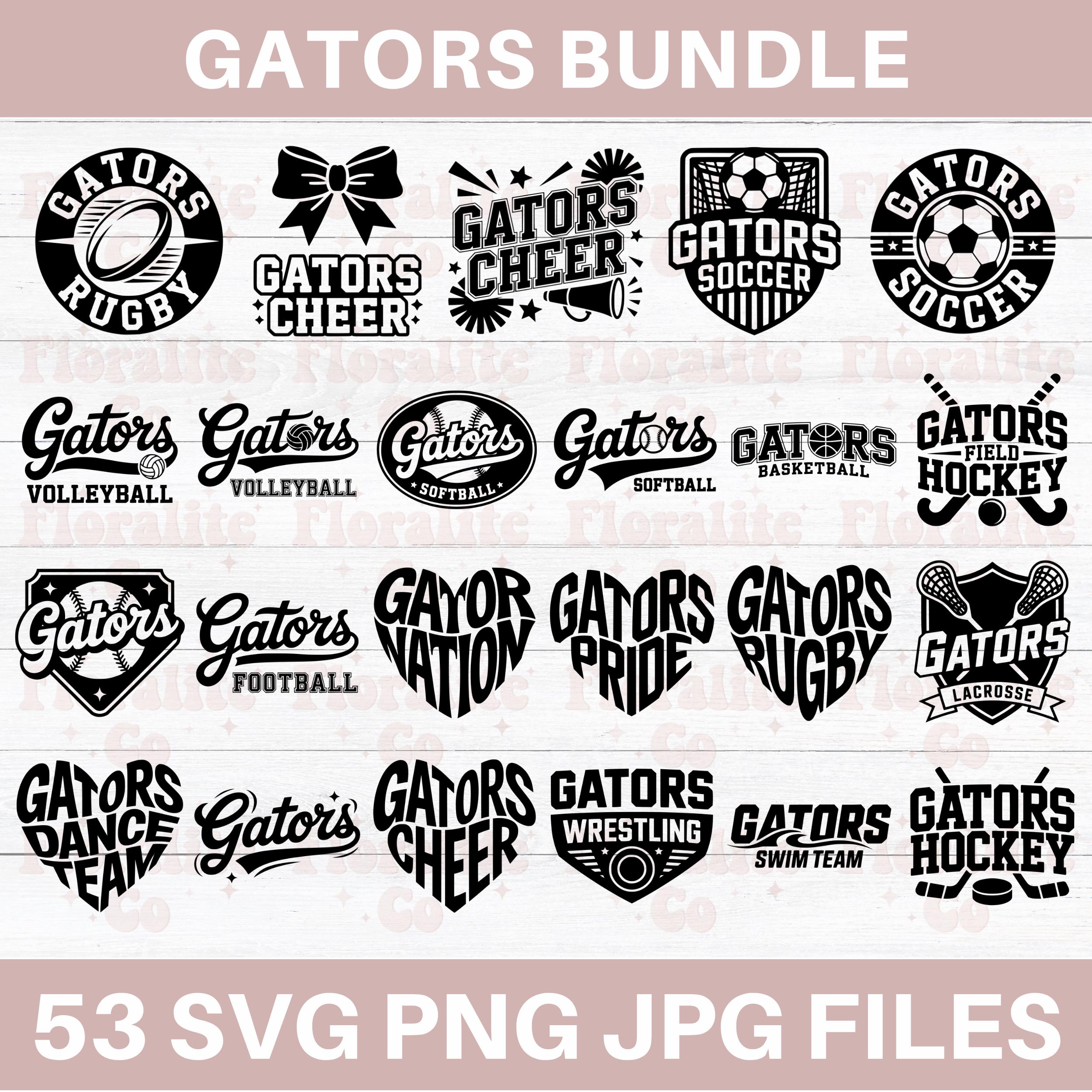 Gators Bundle Svg Png, Gator Svg, Gators Shirt Cut File, Gators Cheer ...