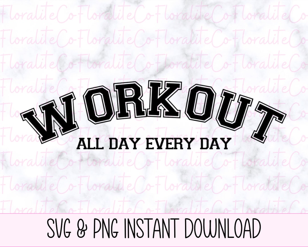 Workout SVG Gym SVG Fitness SVG Exercise Svg Motivational - Etsy