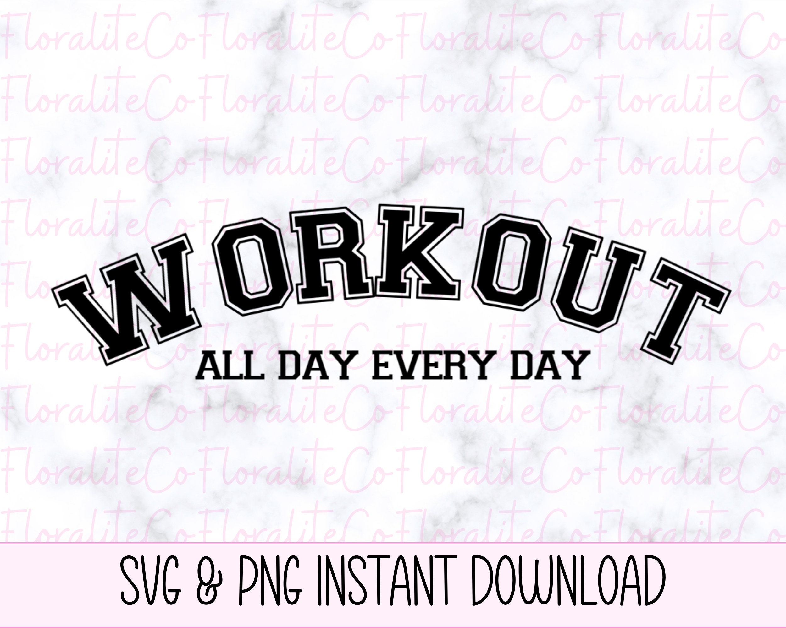 Workout SVG Gym SVG Fitness SVG Exercise Svg Motivational - Etsy