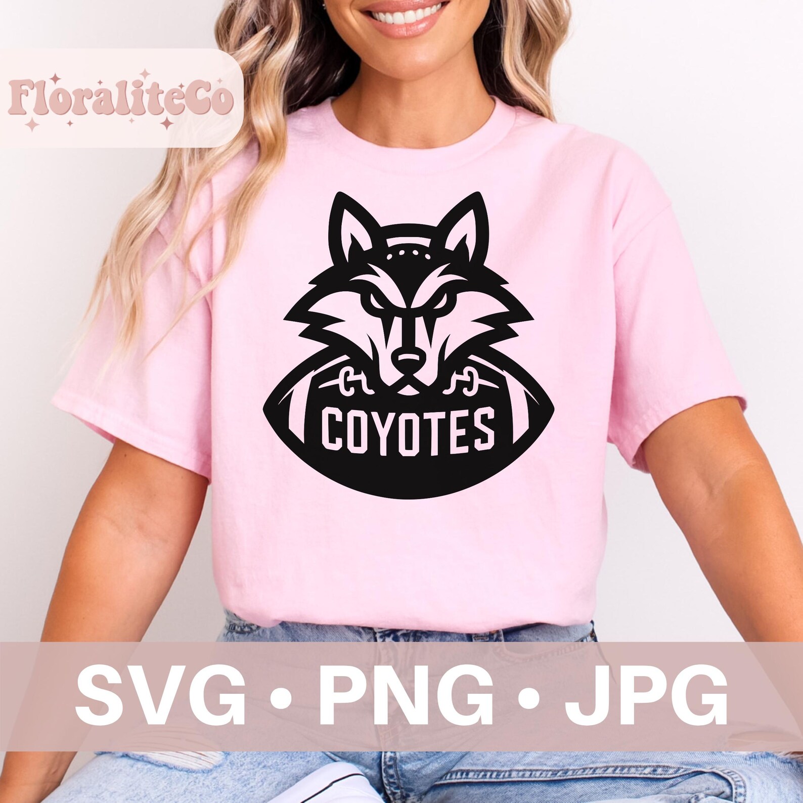 Coyotes Svg, Coyotes Mascot Svg, Coyotes Pride Football Mom, High ...