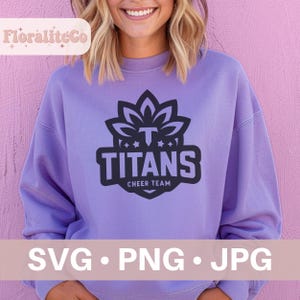 Titans Cheer Team SVG PNG, Titans Cheerleading Svg, Titans Football Svg ...