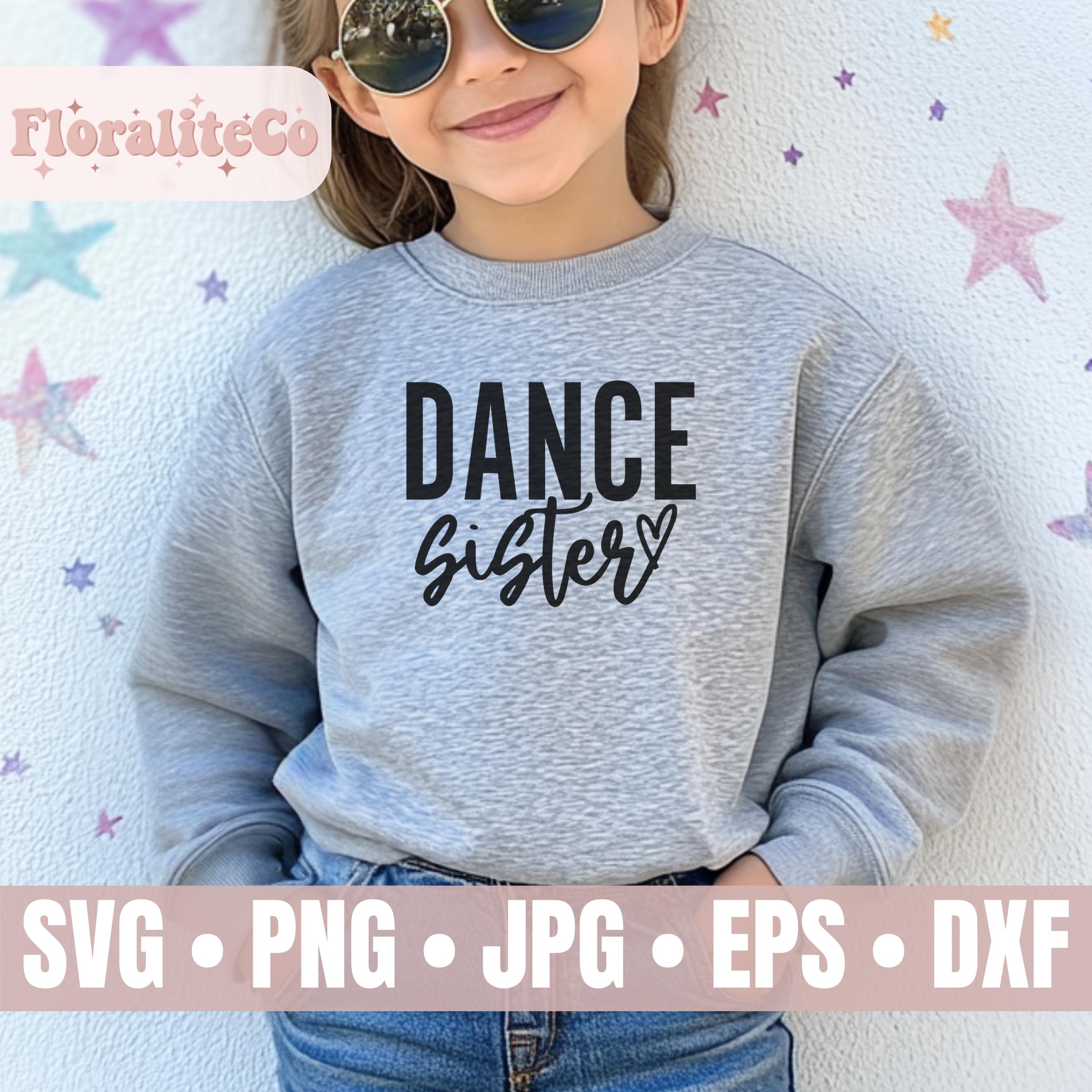 Dance Sister SVG PNG, Dance Team Sister, Dance Sis Svg, Dance ...