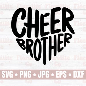 Cheer Brother Svg Png, Cheer Bro, Cheer Mom Svg, Cheer Life Svg, Cheer ...