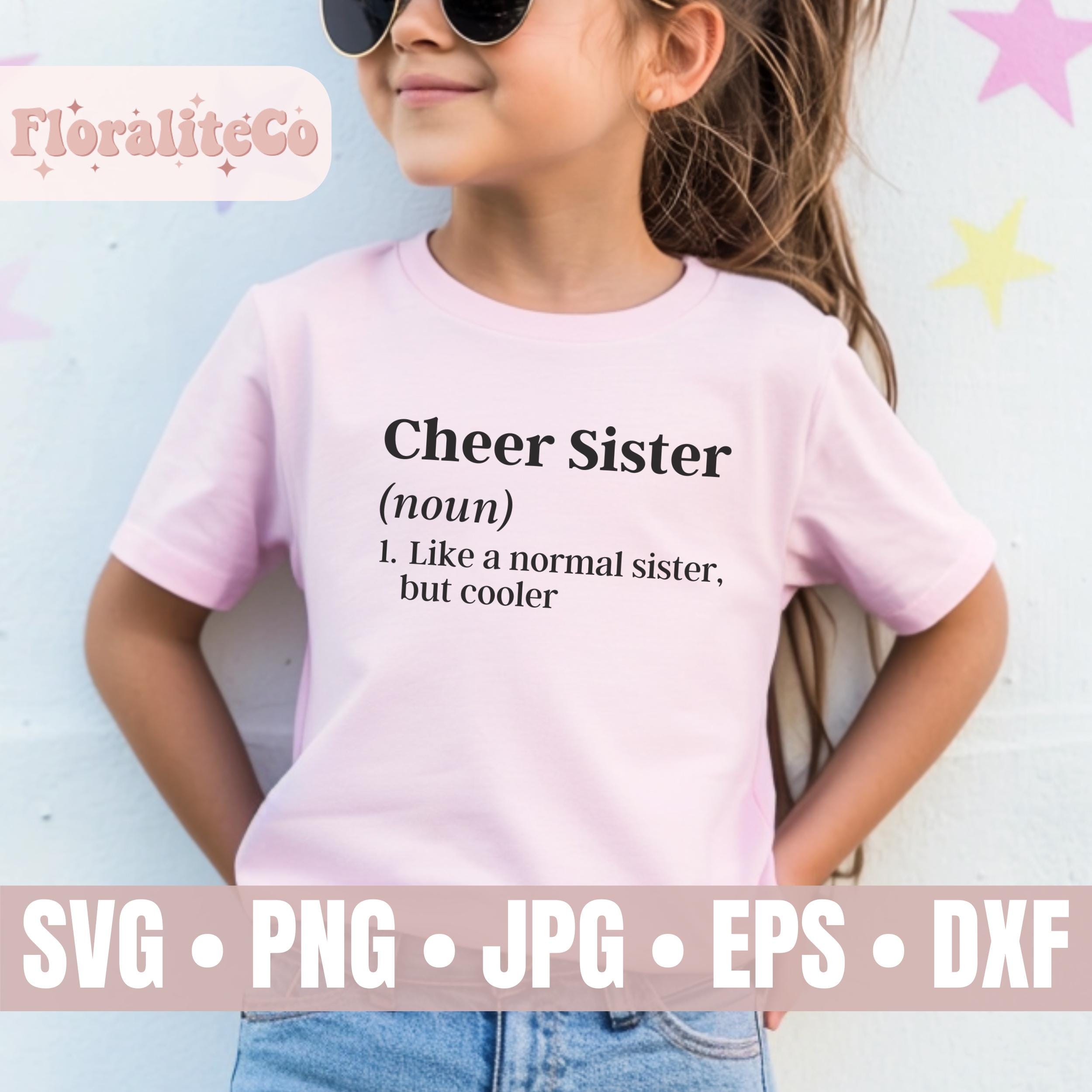 Cheer Sister Definition SVG, Cheer Sis SVG, Cheer Family SVG, Cheer ...
