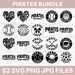 Pirates Svg Png Bundle, Pirates Football Team, Pirates Cheer Shirt ...