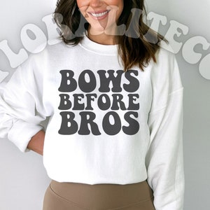 Bows Before Bros Svg, Cheer Svg, Cheerleader Svg, Weekends Coffee ...
