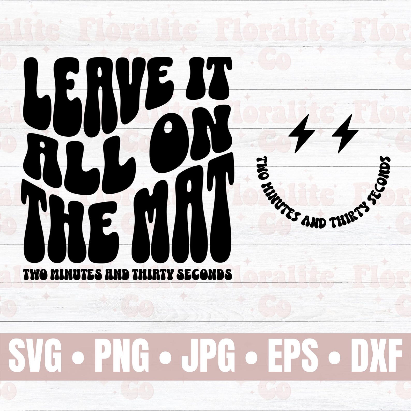 Leave It All on the Mat, Cheer Coach Svg, Cheerleading Shirt, Two ...