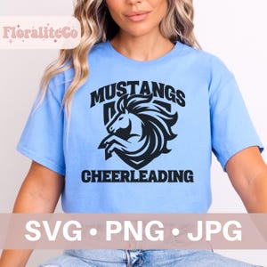 Mustangs Cheer SVG, Mustangs Cheerleading PNG, Mustangs School Spirit ...