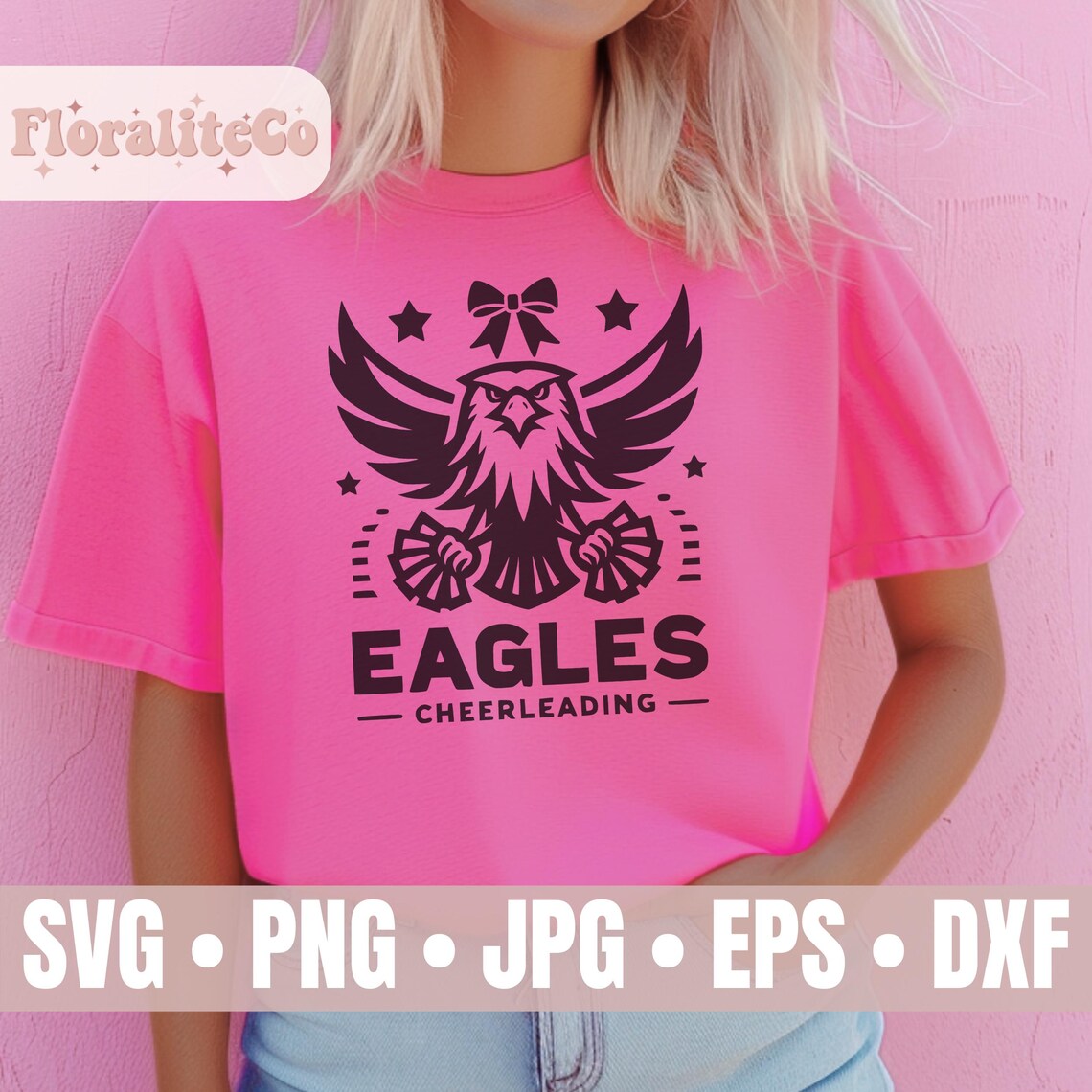 Eagles Cheer SVG, Eagle Hawk Bird Svg, Eagles Football Mascot Svg ...