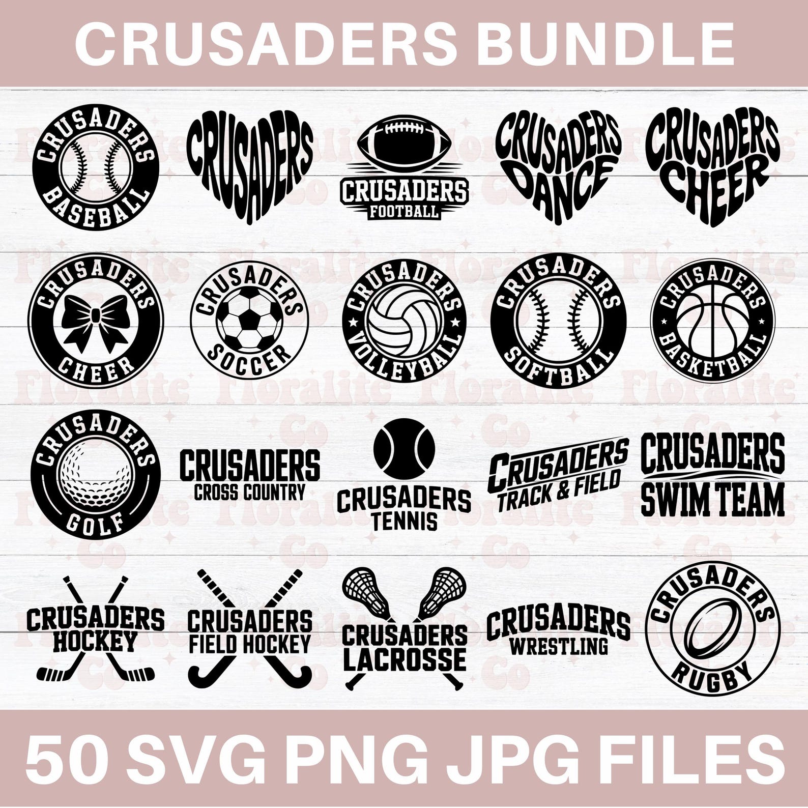 Crusaders Svg Bundle, Crusader School Team, Crusaders Png, Crusader ...
