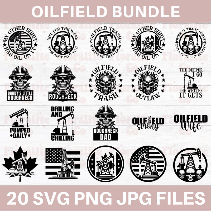 Oil Field Svg - Etsy