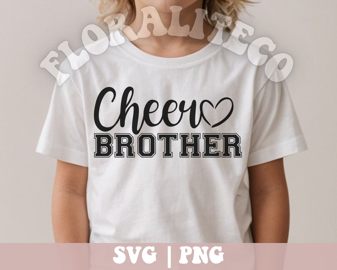 Cheer Brother Svg Png, Funny Cheer Bro Shirt, Cheer Mom, Cheerleader ...