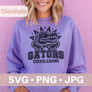 Gators Cheerleading Svg Png, Gator Pride, Gators Shirt Svg, Gators ...