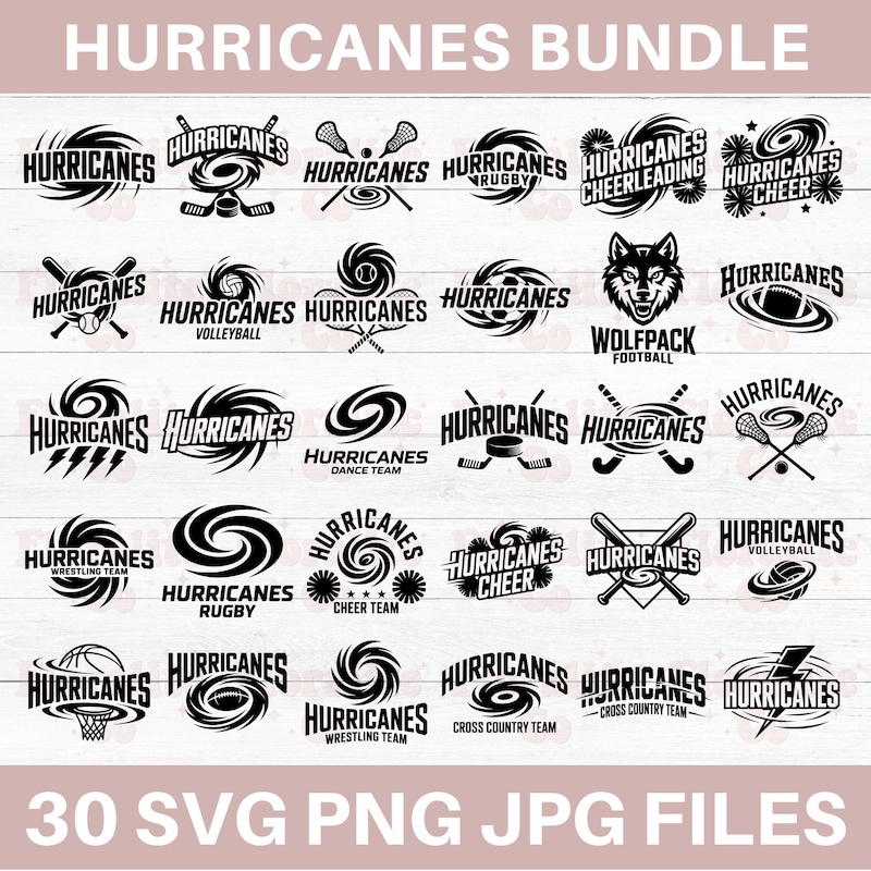 Miami Hurricanes Svg - Etsy