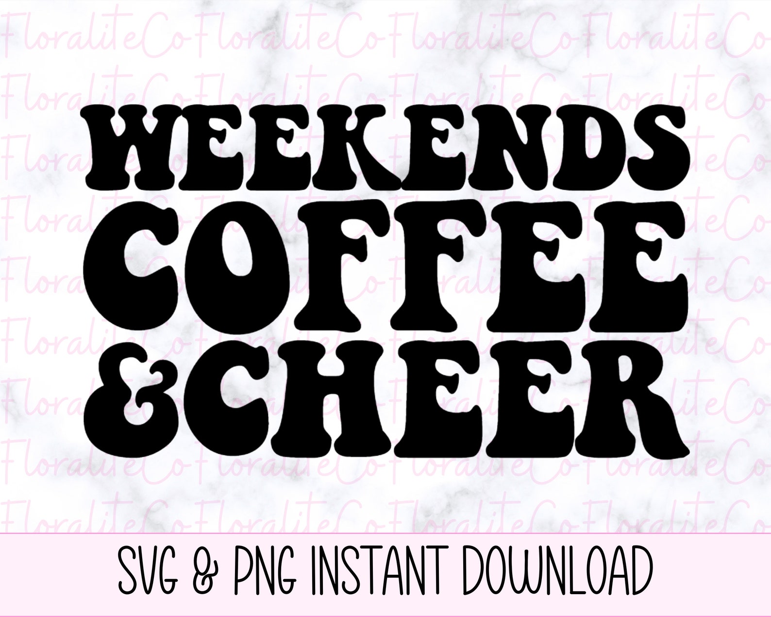 Cheer Svg Cheerleader Svg Weekends Coffee & Cheer Svg Cheer - Etsy