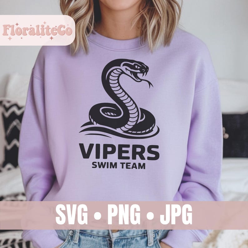 Vipers Mascot SVG PNG Bundle, Baseball Logo Design, Vipers Football ...