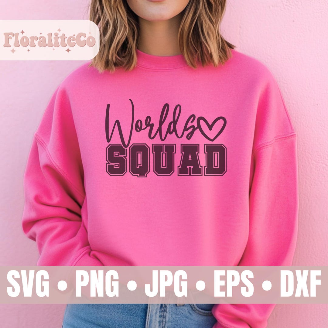 Worlds Squad Svg Png, Cheer Nationals Svg, Worlds Bound 2025 Svg, Cheer ...