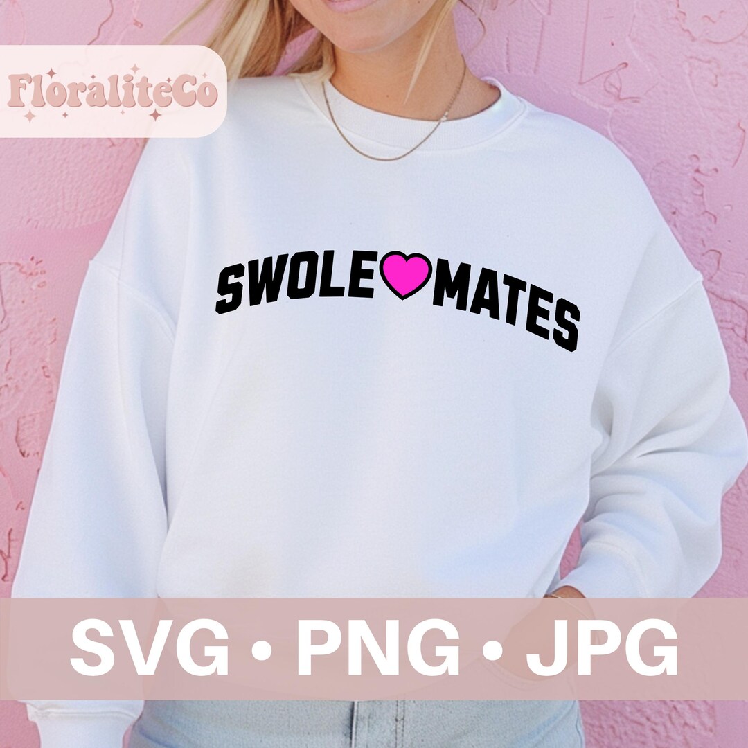 Swolemates Svg, Workout SVG, Gym Bro SVG, Fitness SVG, Exercise Svg ...