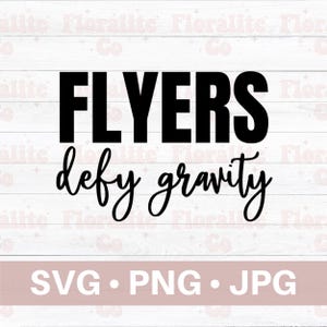 Cheer Flyer Svg Png, Flyers Defy Gravity Svg, Funny Cheerleading Svg ...