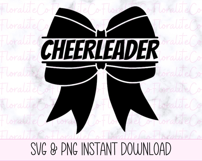 Cheerleader PNG Cheer Bow SVG Cheerleading Cut File Gift - Etsy Canada