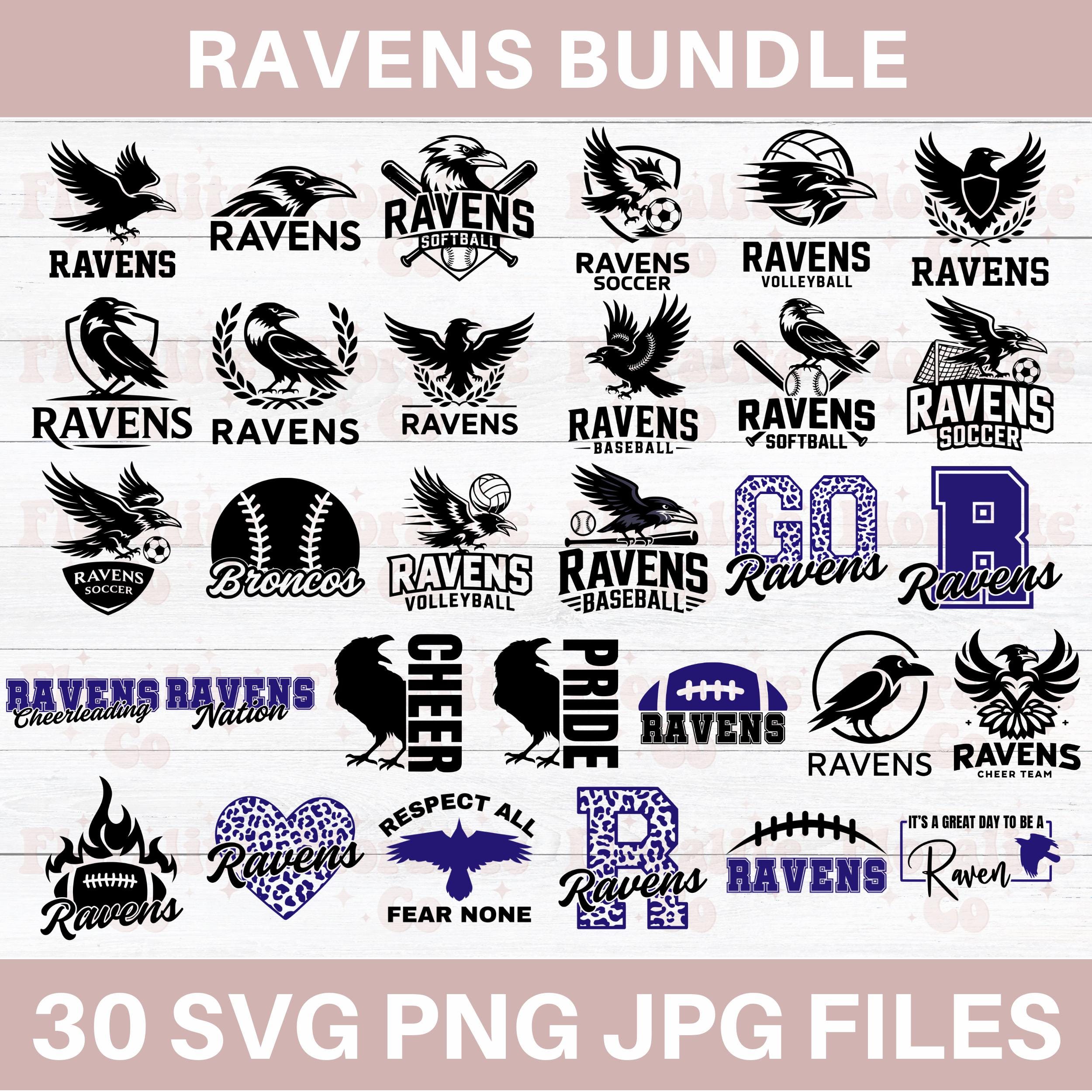 Ravens Svg Bundle, Ravens Png Bundle, Ravens Shirt Svg, Ravens Sports ...