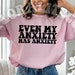 Anxiety Svg, Even My Anxiety Has Anxiety Svg, Funny Anxiety Svg ...
