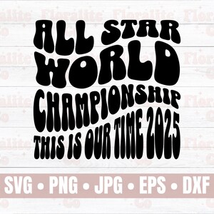 All Star Cheerleading Svg, All Star World Championship 2025 Svg, Cheer ...