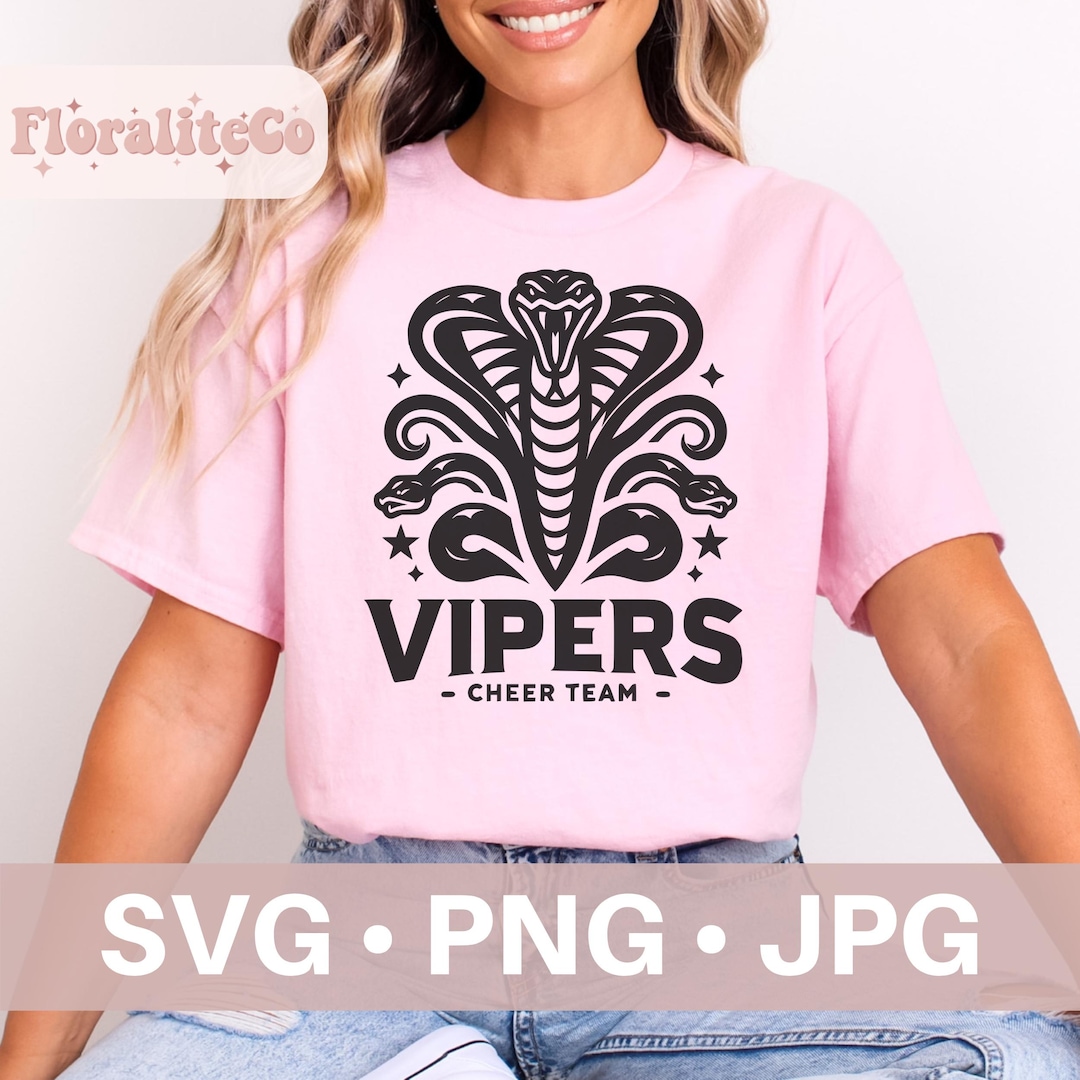 Vipers Cheer SVG, Vipers Football Svg, Vipers School Mascot, Vipers ...