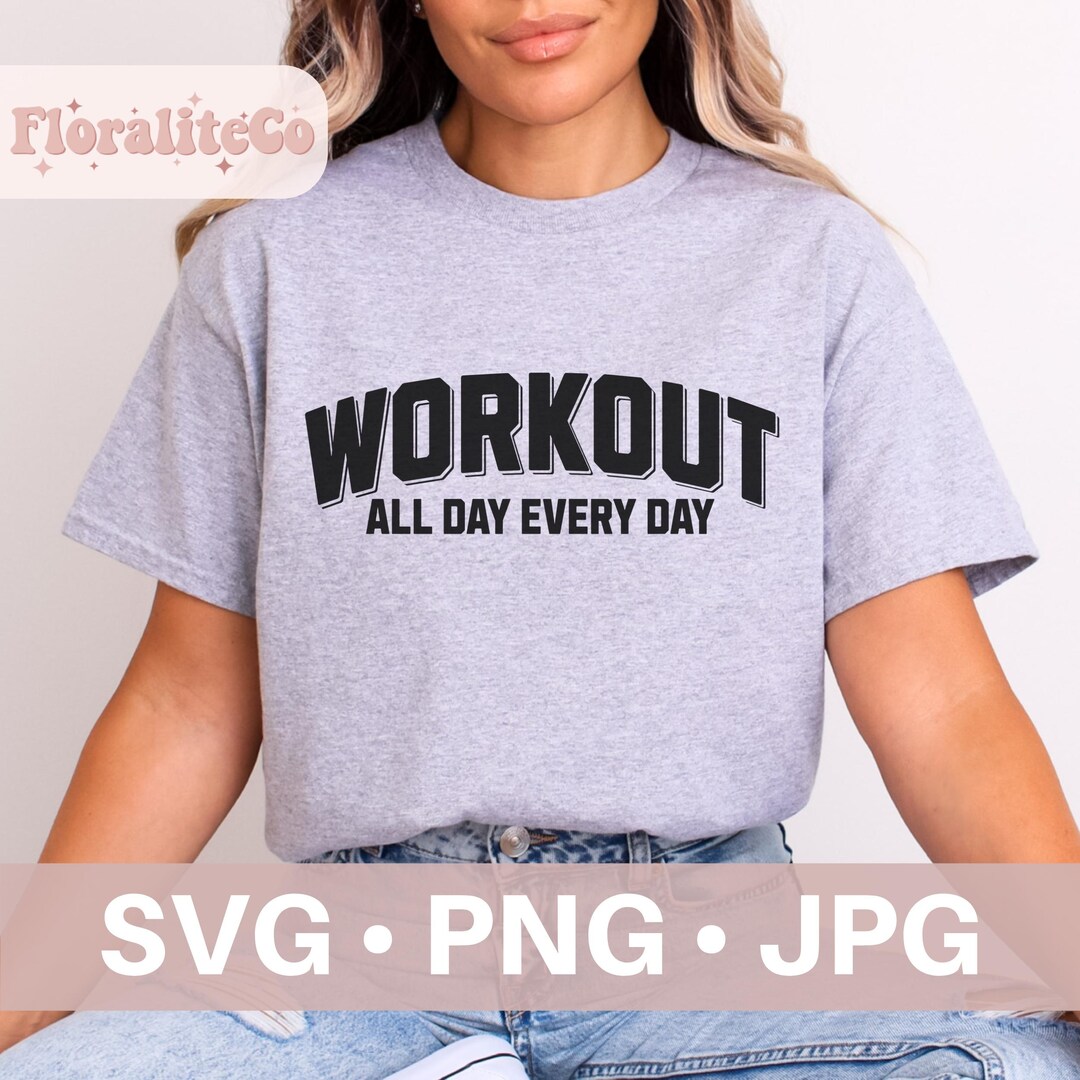 Workout SVG, Gym SVG, Fitness SVG, Exercise Svg, Motivational Svg ...