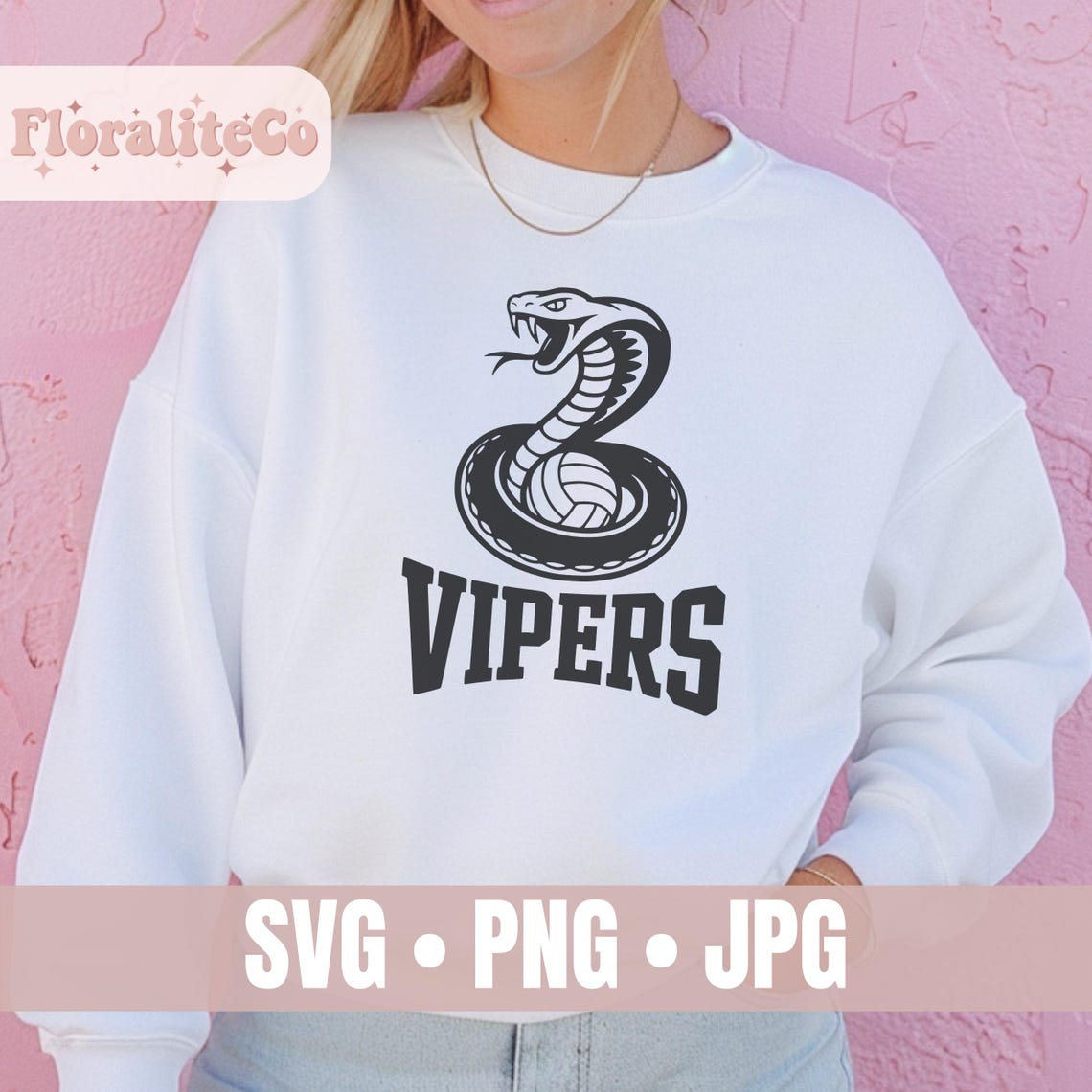 Vipers Mascot SVG PNG Bundle, Baseball Logo Design, Vipers Football ...
