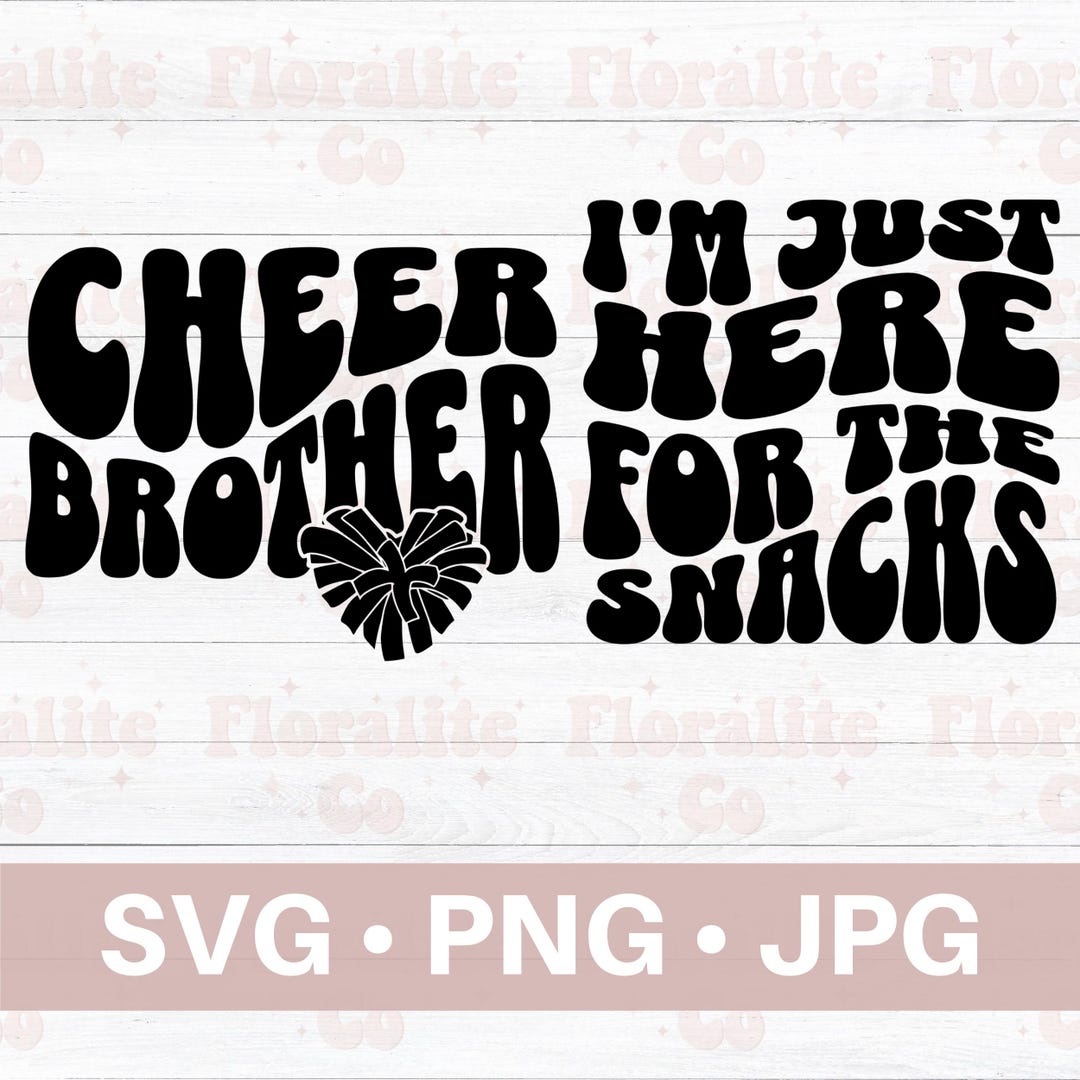 Cheer Brother SVG PNG, Cheer Brother Shirt Svg Cheer Brother Era Svg ...