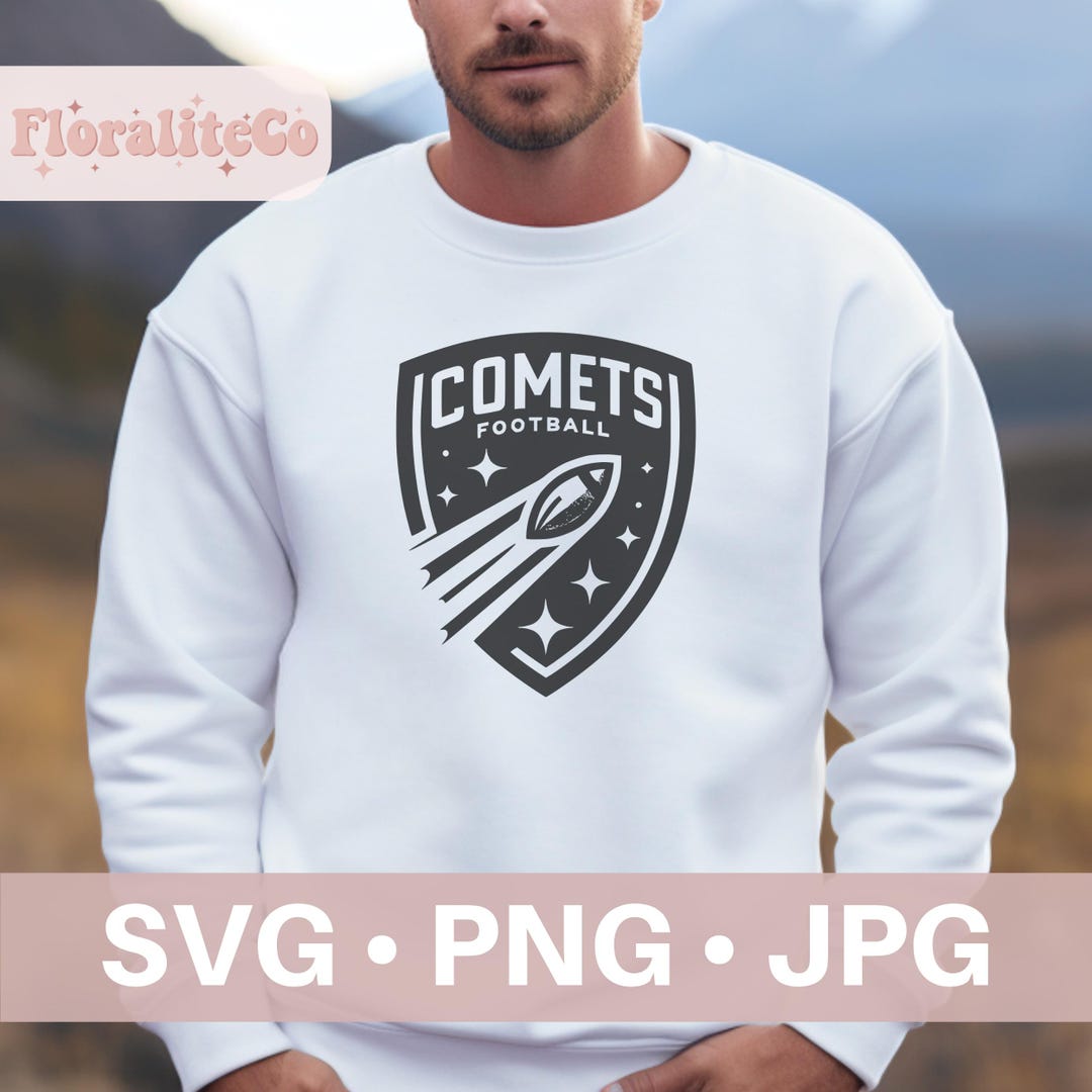 Comets Football SVG PNG, School Pride Svg, Comets Cheer Svg, Comets Mom Svg, Comets Baseball Svg ...