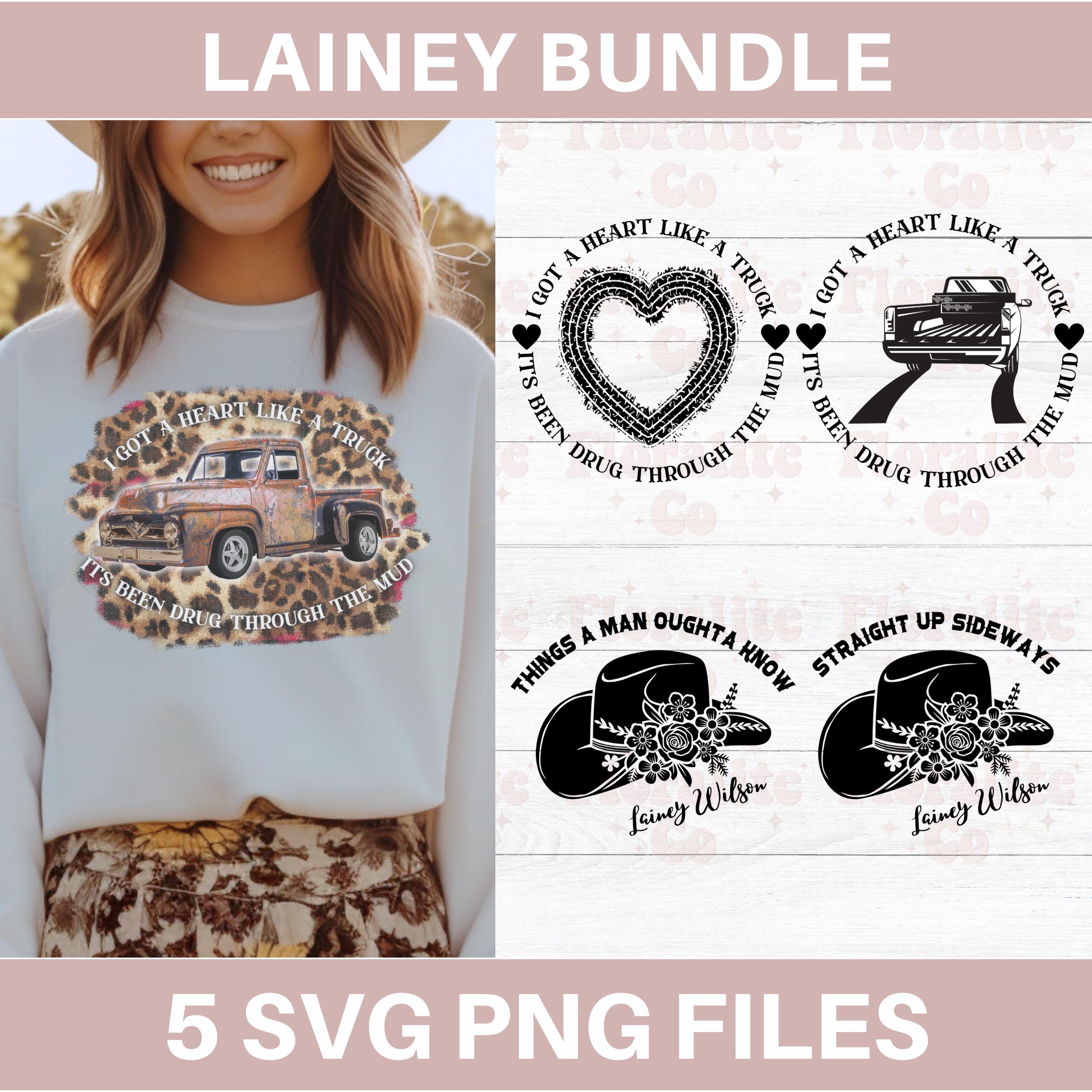 Country Music Svg Bundle, Lainey Wilson Svg, Heart Like A Truck ...