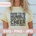 Hard to Be Humble When You Can Cheer Stunt and Tumble SVG, Cheerleader ...