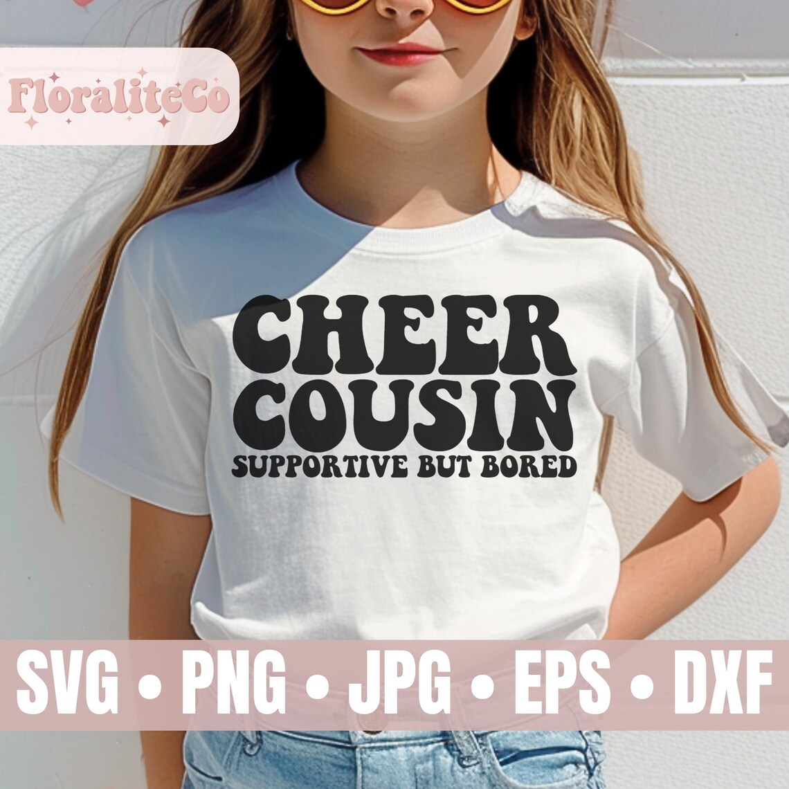 Cheer Cousin Svg, Cheer Cousin Shirt Svg, Cheerleader Svg, Cheer Bow ...