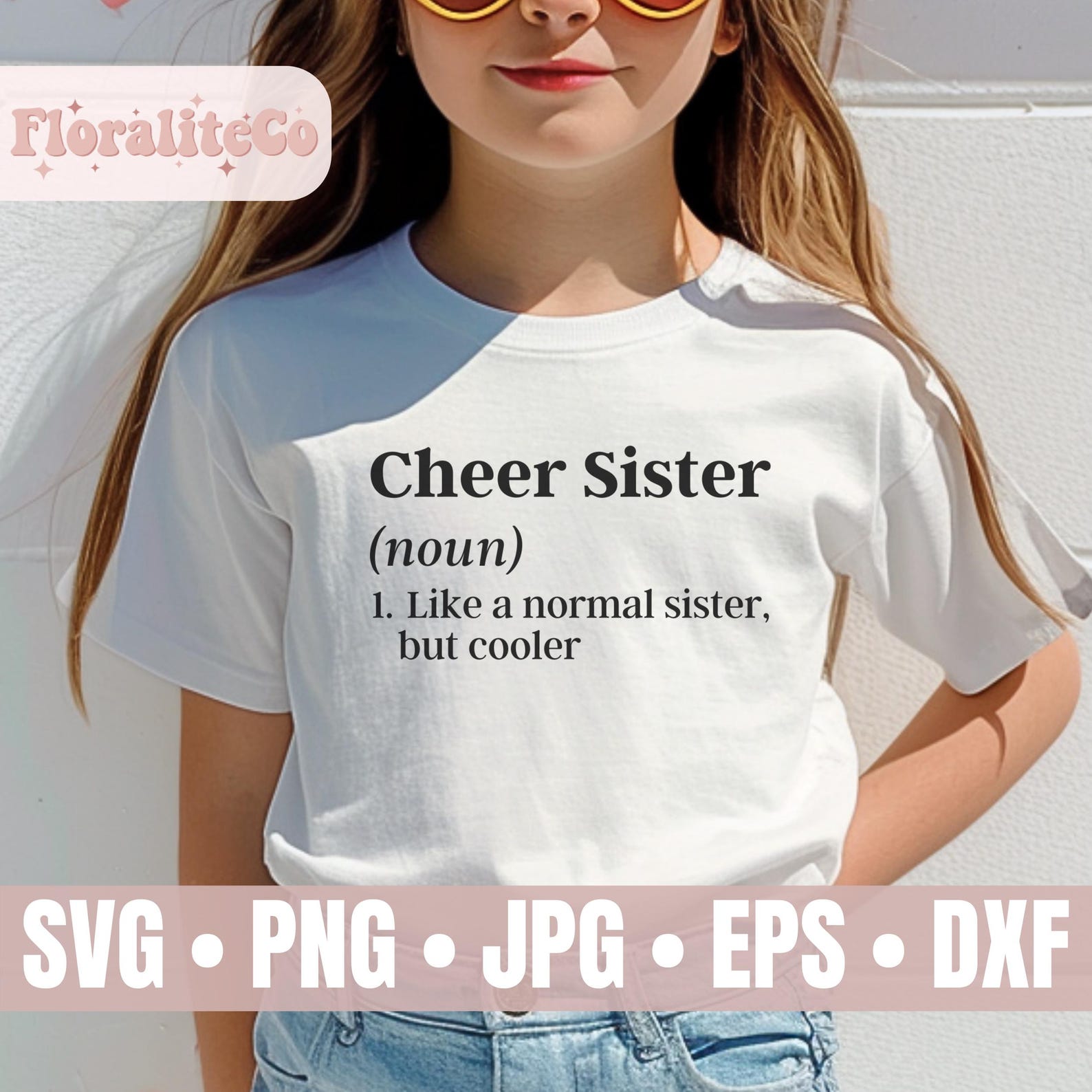 Cheer Sister Definition SVG, Cheer Sis SVG, Cheer Family SVG, Cheer ...