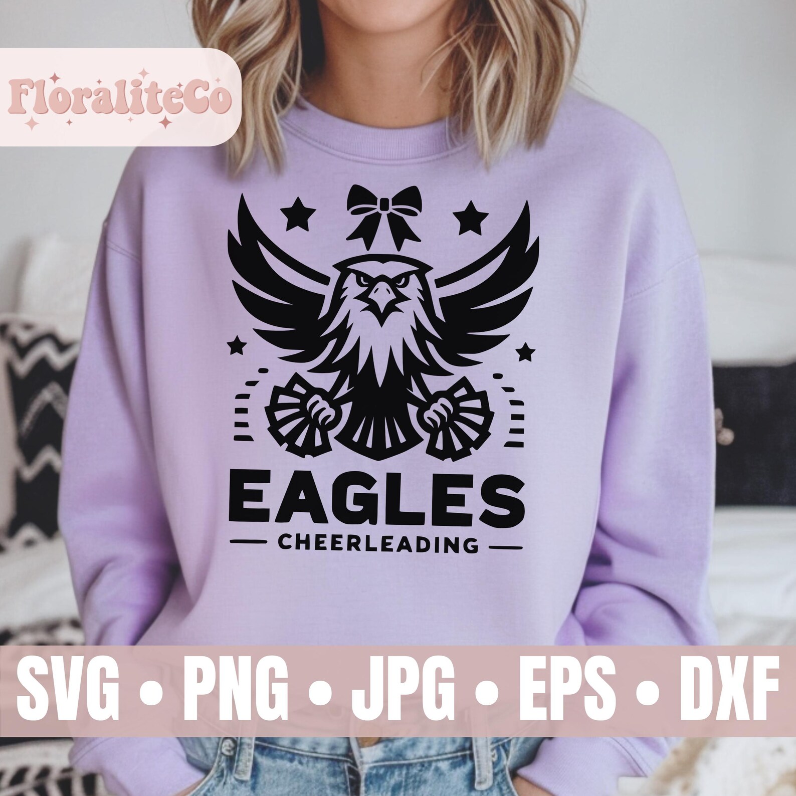 Eagles Cheer SVG, Eagle Hawk Bird Svg, Eagles Football Mascot Svg ...